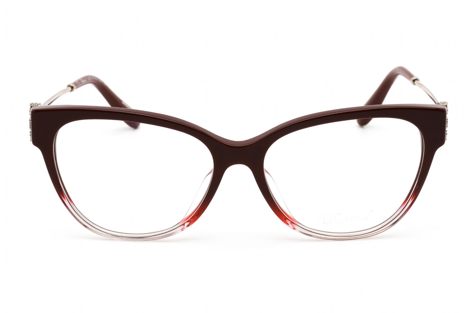564111-Chopard-VCH325S-Eyeglasses-SHINY RED GRAD.LIGHT PINK-clear demo lens