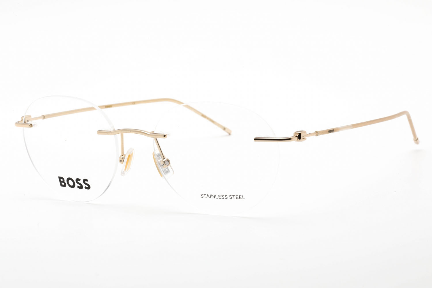 568197-Hugo-Boss-BOSS-1422-Eyeglasses-GOLD-Clear demo lens